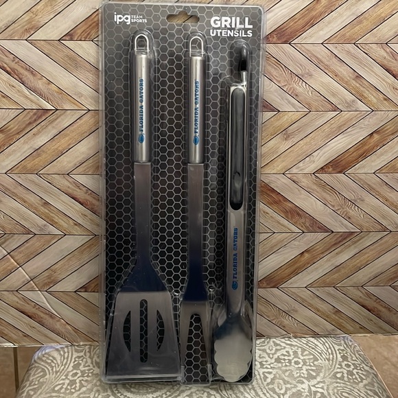 ipg | Kitchen | Florida Gators Grill Utensils Grill Spatula Bbq Fork ...